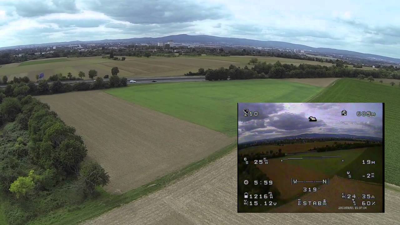 Black Widow - 25mW, 4-turn helix range test - YouTube