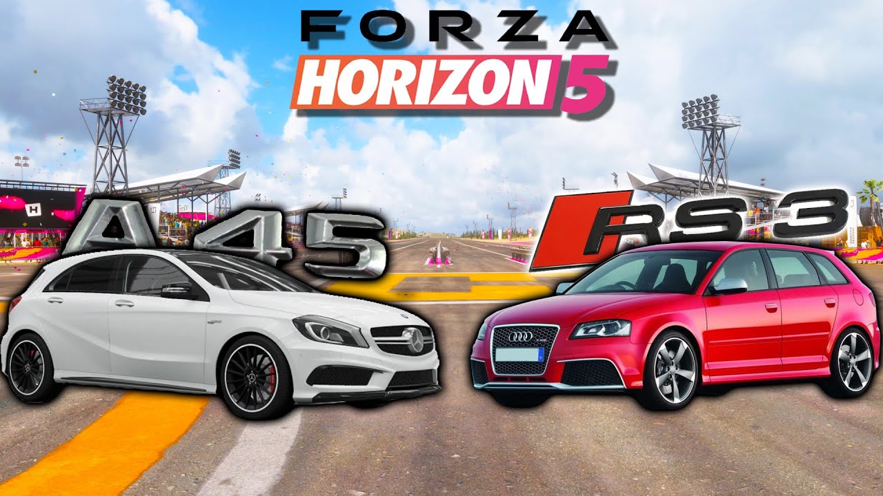 Drag Race // Audi RS3 vs Mercedes-Benz A45 AMG - YouTube