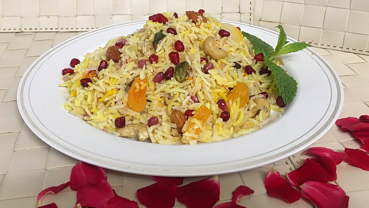 Persian Jeweled Rice | Flavourful | Polow | PandeyGcooking - YouTube