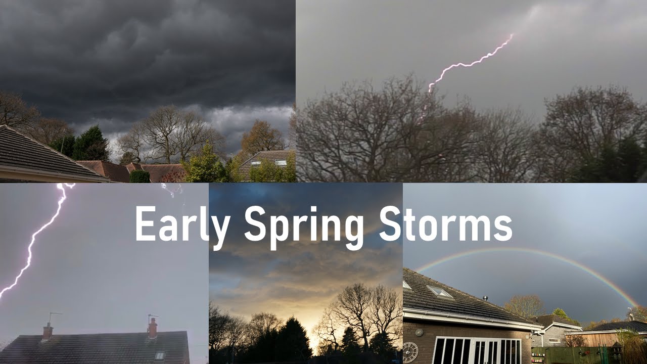 UK April Thunderstorm (10/4/2023) - YouTube