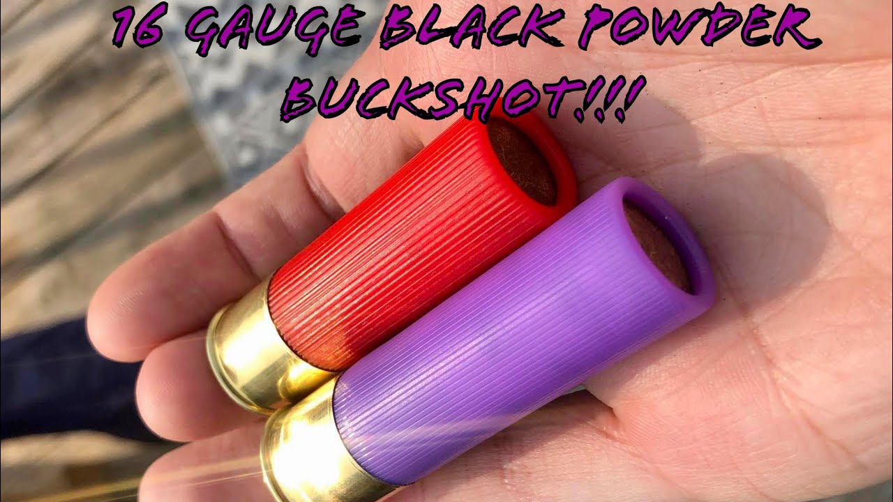 16GA Black Powder Buckshot YouTube