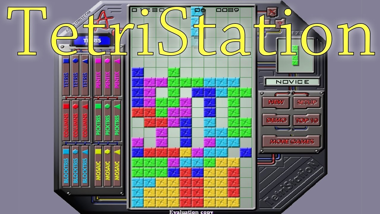 TetriStation Tetris by Absolutist (Windows game 2002) - YouTube