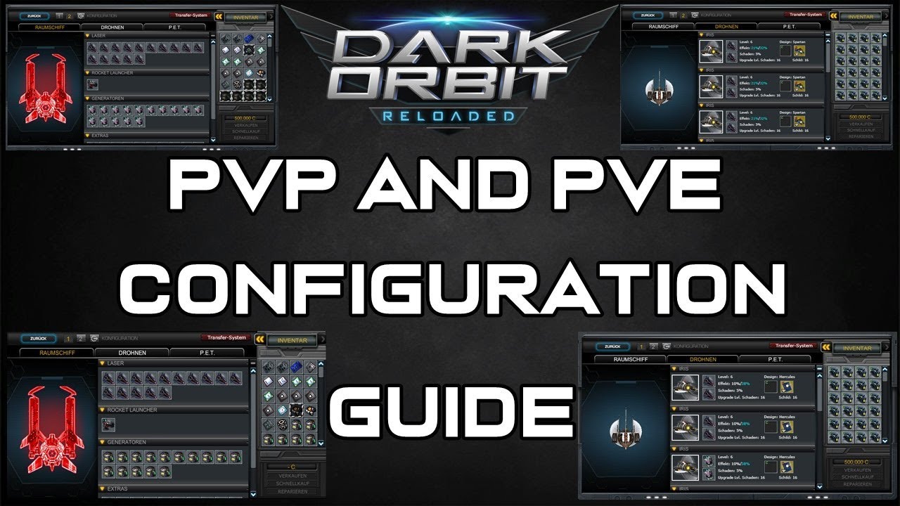 PVP & PVE Configuration | DarkOrbit Guide - YouTube
