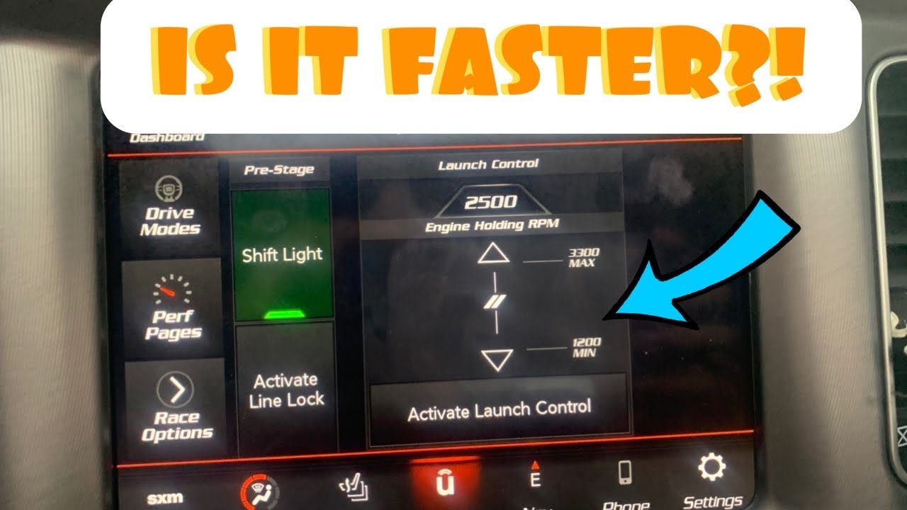 How to use LAUNCH CONTROL on your SRT vehicle !!! - YouTube