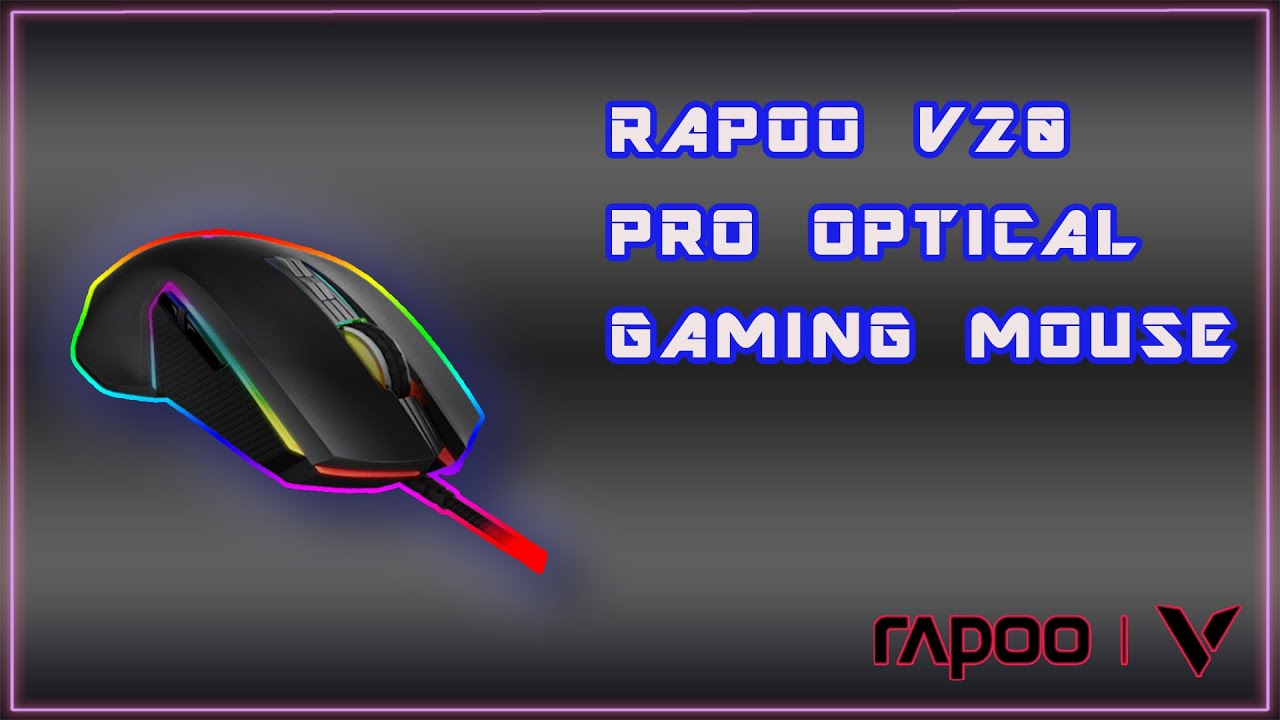 The Rapoo V20PRO Gaming Mouse - YouTube