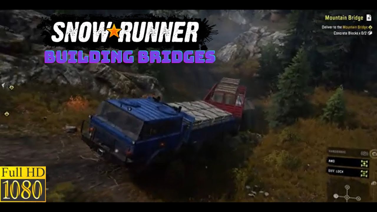 SnowRunner -Building Bridges - Michigan - Pt 2 - YouTube