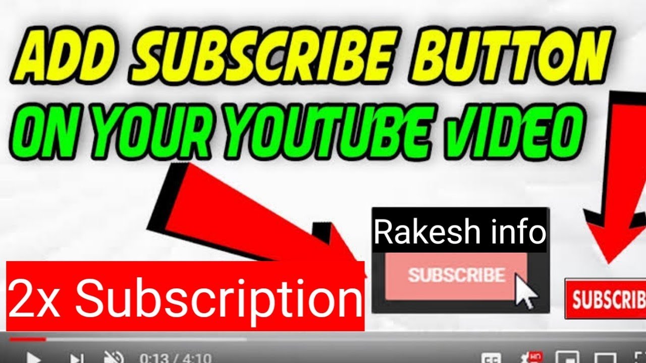 HOW TO ADD SUBSCRIBE BUTTON IN CORNER OF YOUTUBE VIDEOS YT VIDEO PE SUBSCRIBE BUTTON KAISE how-to-add-subscribe-button-in-corner-of-youtube-videos-yt-video-pe-subscribe-button-kaise