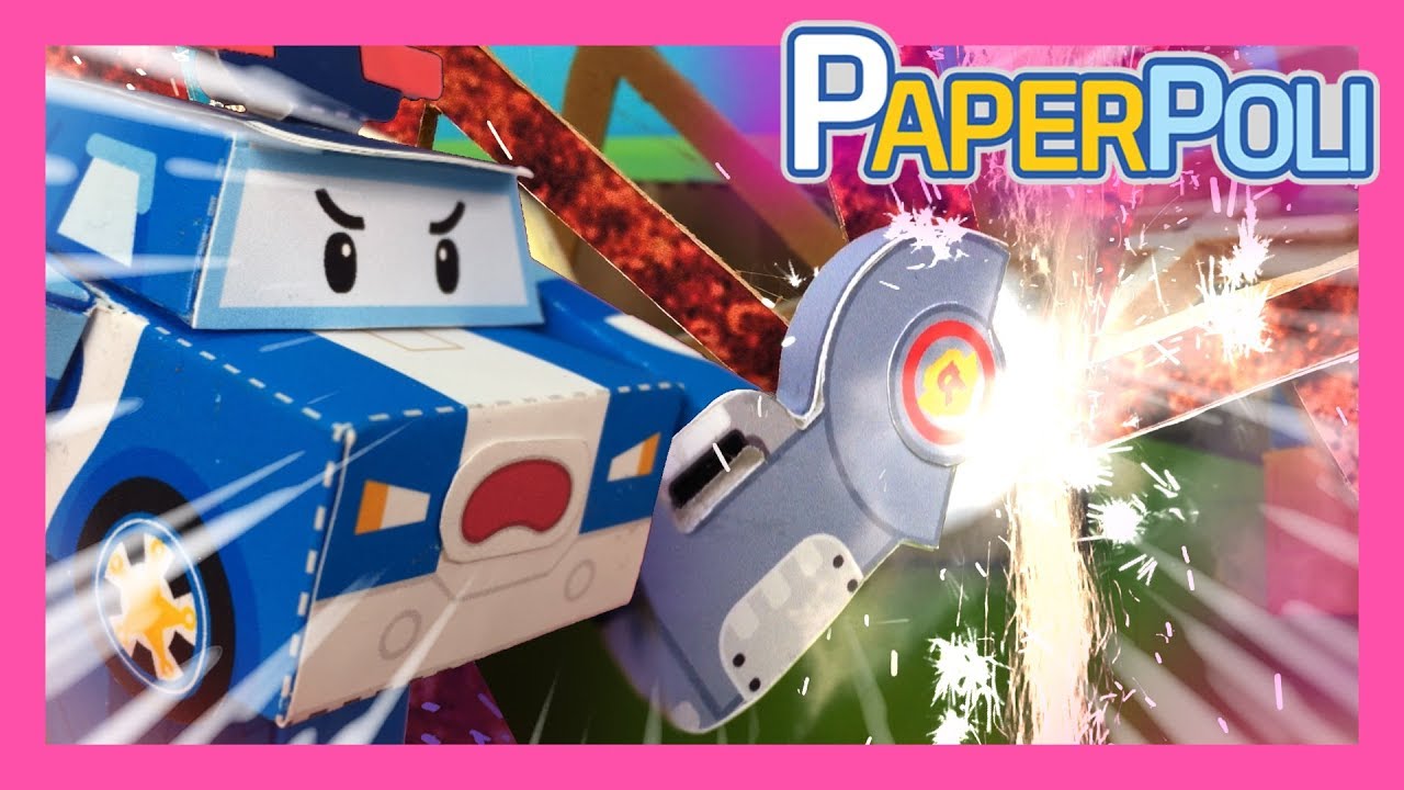 34.The huge power-line tower accident! | Paper POLI [PETOZ] | Robocar ...