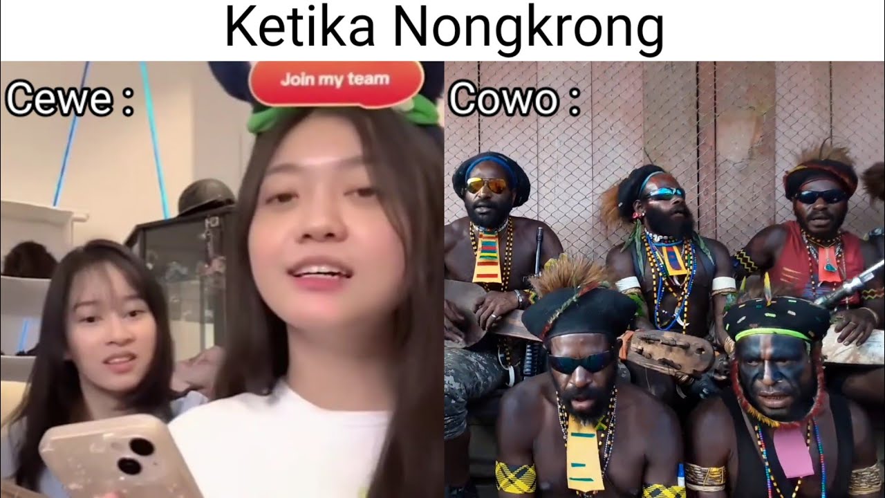 Cewe VS Cowo Ketika Nongkrong, KKB Main Gitar - YouTube
