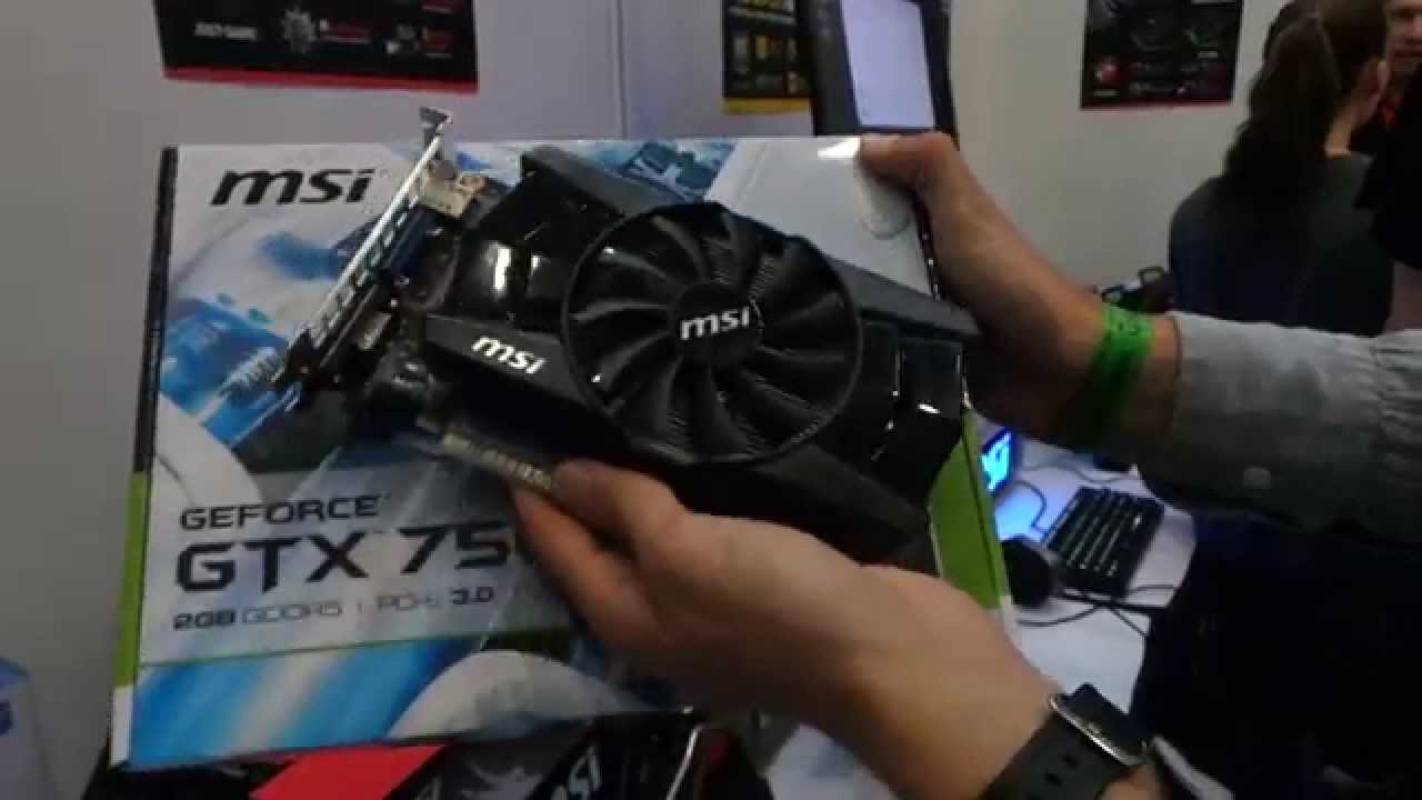 MSI GeForce GTX 750 Ti OC videokártya bemutató videó | Tech2.hu - YouTube
