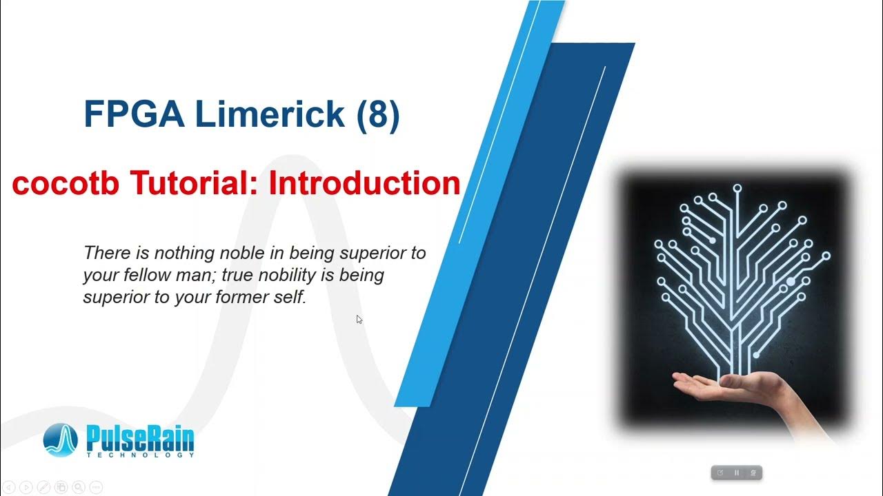 Fpga Limerick8 Cocotb Tutorial Introduction Youtube