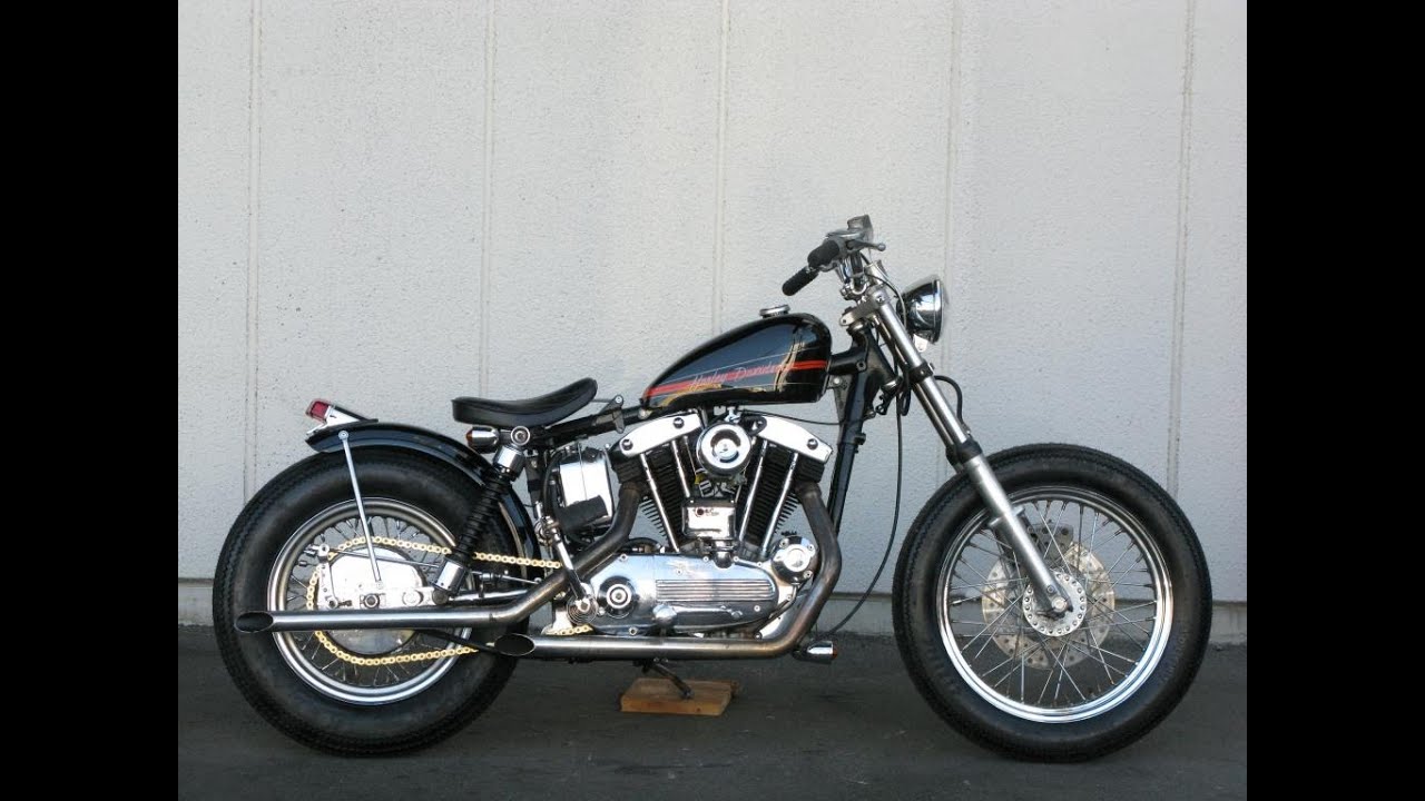 ID1260 ハーレーダビッドソン 1969年 XLCH アイアンスポーツ - YouTube