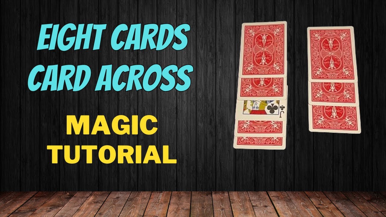 How To Make A Card Move From One Pile Of Cards To Another - Eight Cards ...