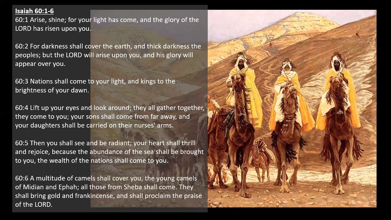 Isaiah 60:1-6 - Lectio Divina Practice - January 6 2021 Epiphany - SJ ...