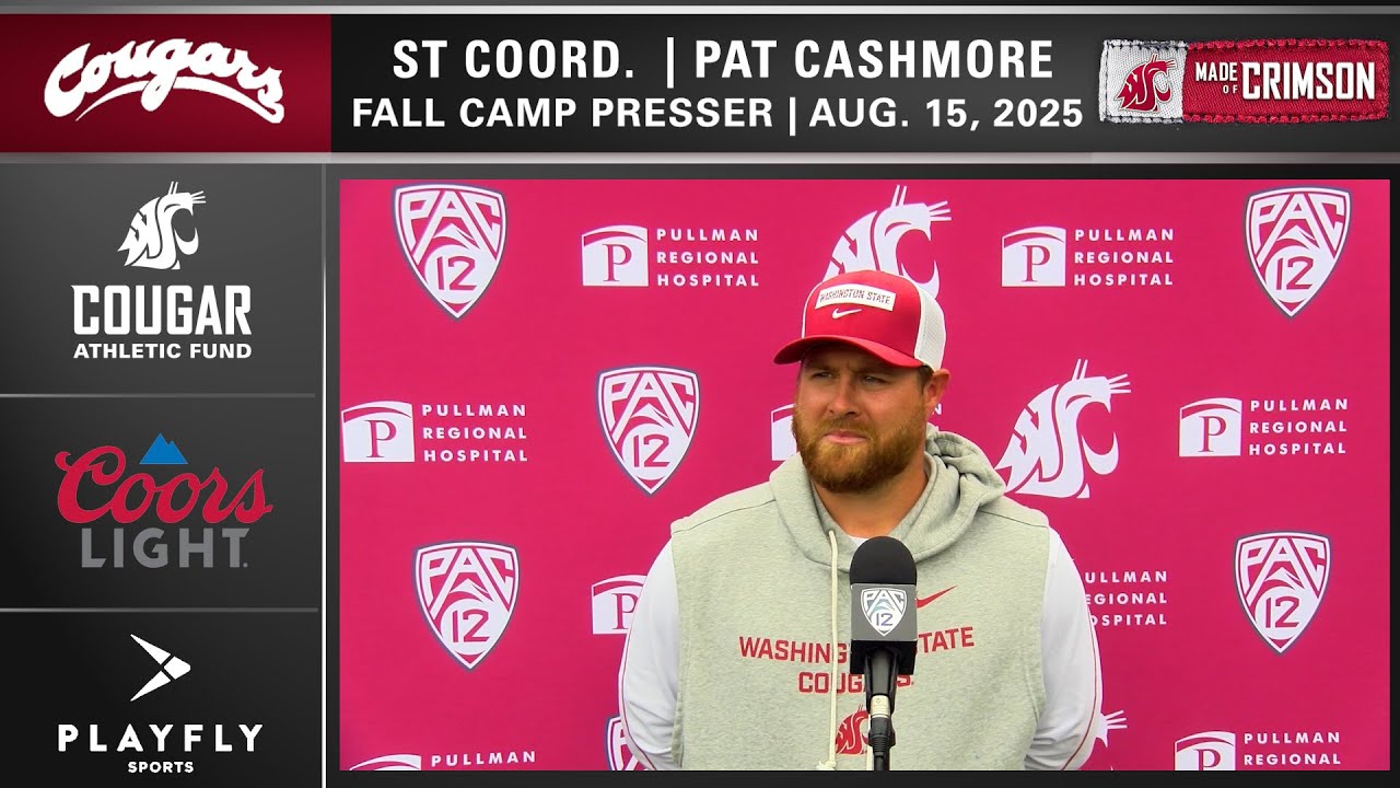 WSU Football: "He's a consistent effort guy" | ST Coord. Pat Cashmore ...