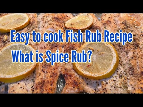 How to cook Spice Rub Fish /Simple Dry Rub Fish Recipe/What is Spice ...