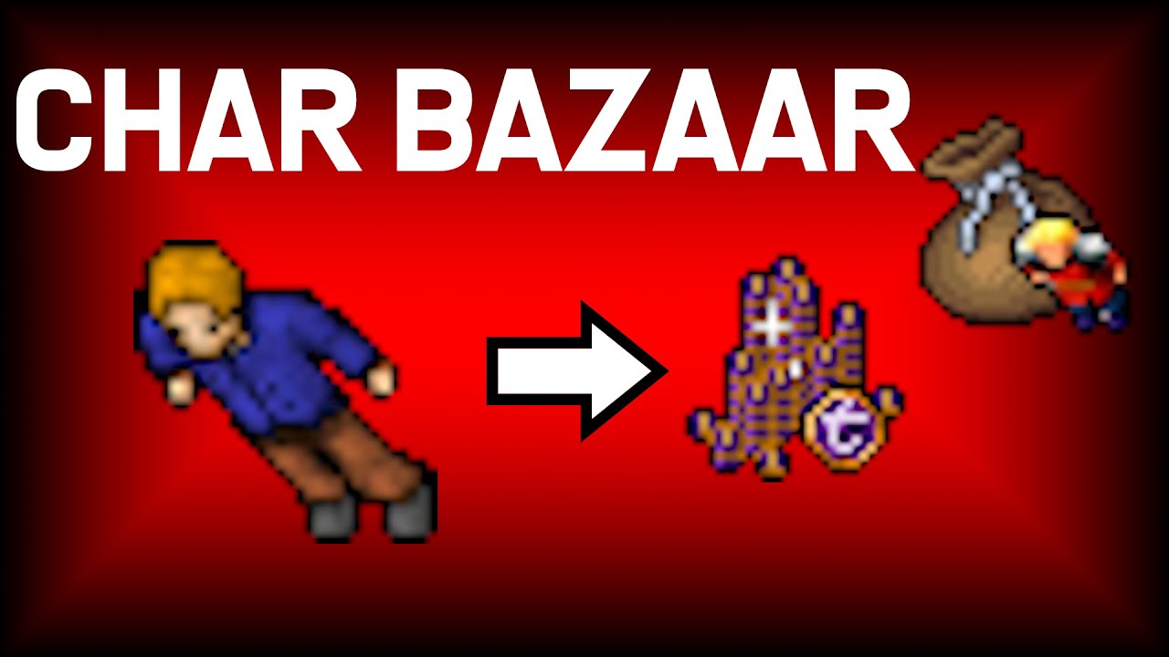 Tibia - Char Bazaar (Character Auctions) - YouTube