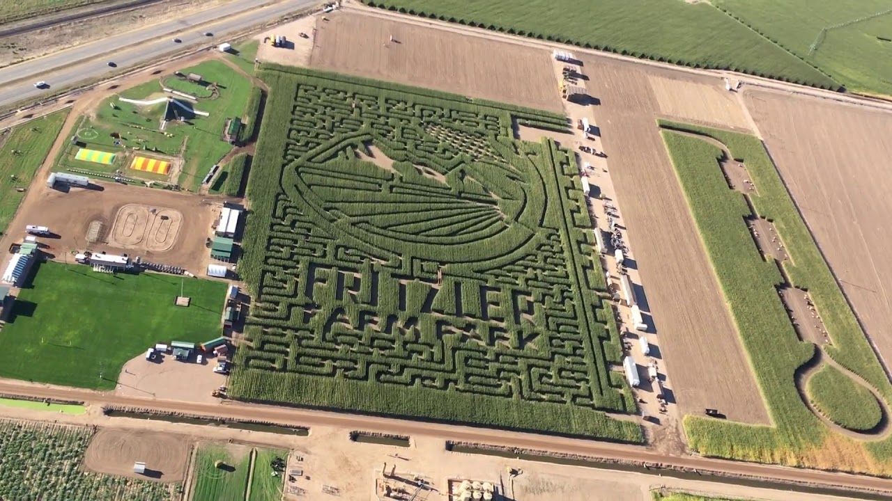 Fritzler Farm Park unveils 2018 corn maze - YouTube