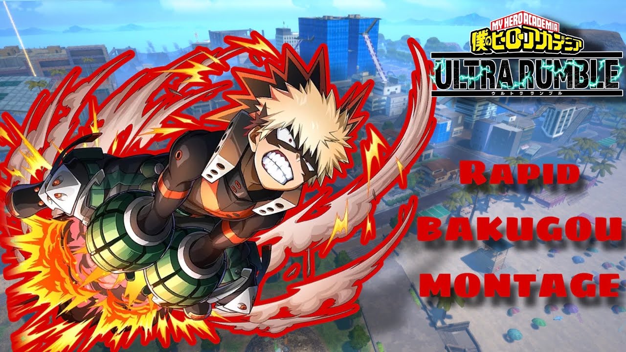 Rapid Bakugou Is Really FUN | My Hero Ultra Rumble Montage - YouTube