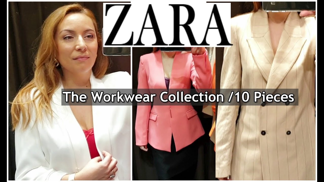 ZARA WORKWEAR COLLECTION/TRY ON 10 ESSENTIALS PIECES FOR OFFICE OUTFITS ...