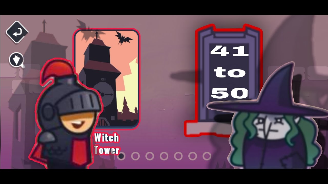 Tricky castle || lvl 41-50 || Witch Tower walkthrough || doctor jerry ...