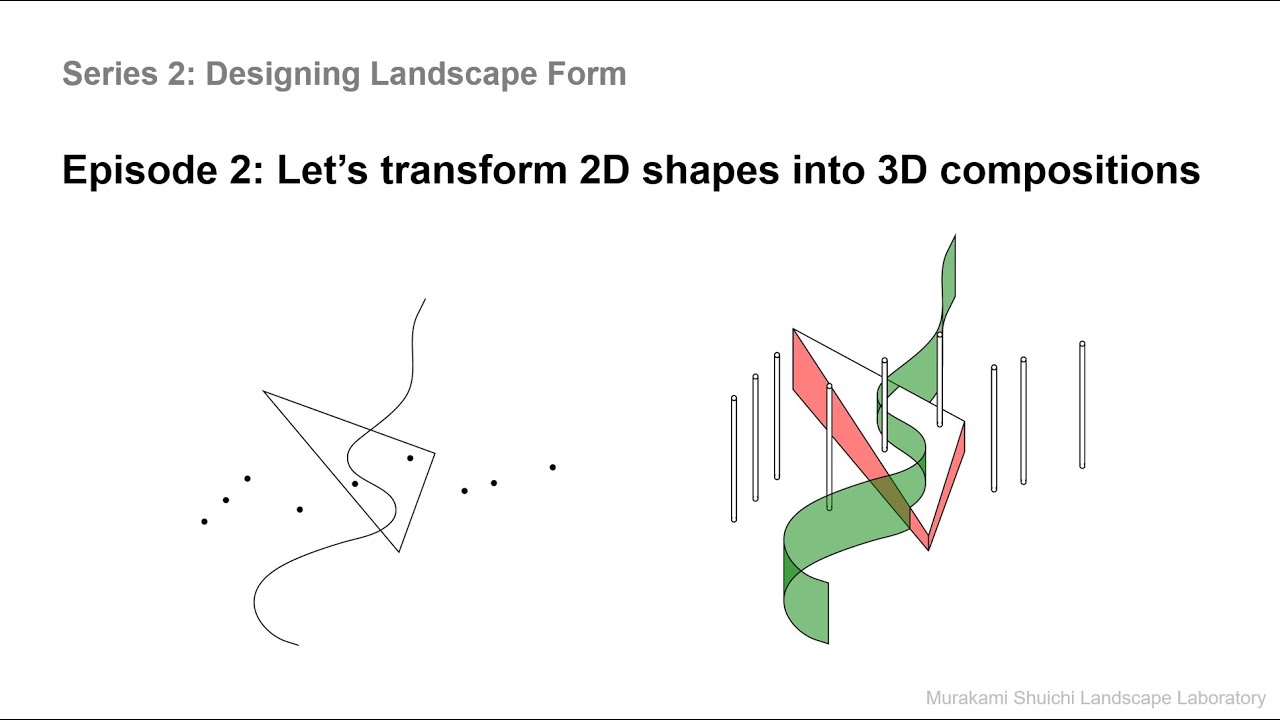 2-2 Let’s Transform 2D Shapes into 3D compositions - How to Enrich Your ...