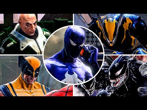 Spider-Man: Web of Shadows Remastered - All Boss Fights & Ending [4K 60FPS] No Commentary