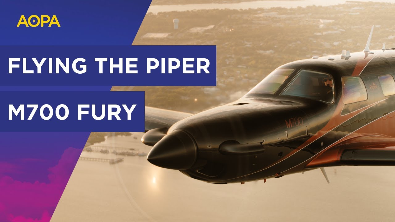 What it's like to fly the Piper M700 Fury - YouTube