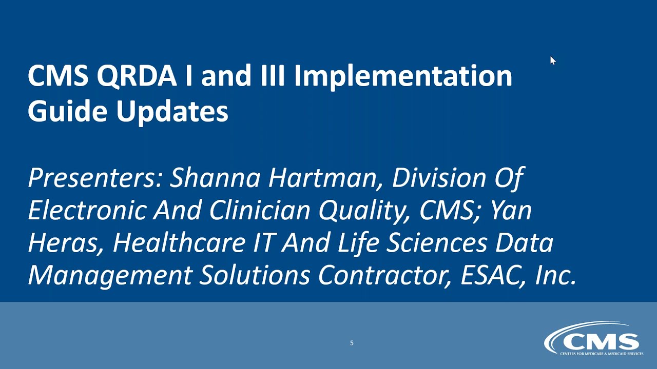 January 2021 CMS Quality Programs Bi-Monthly Forum - YouTube