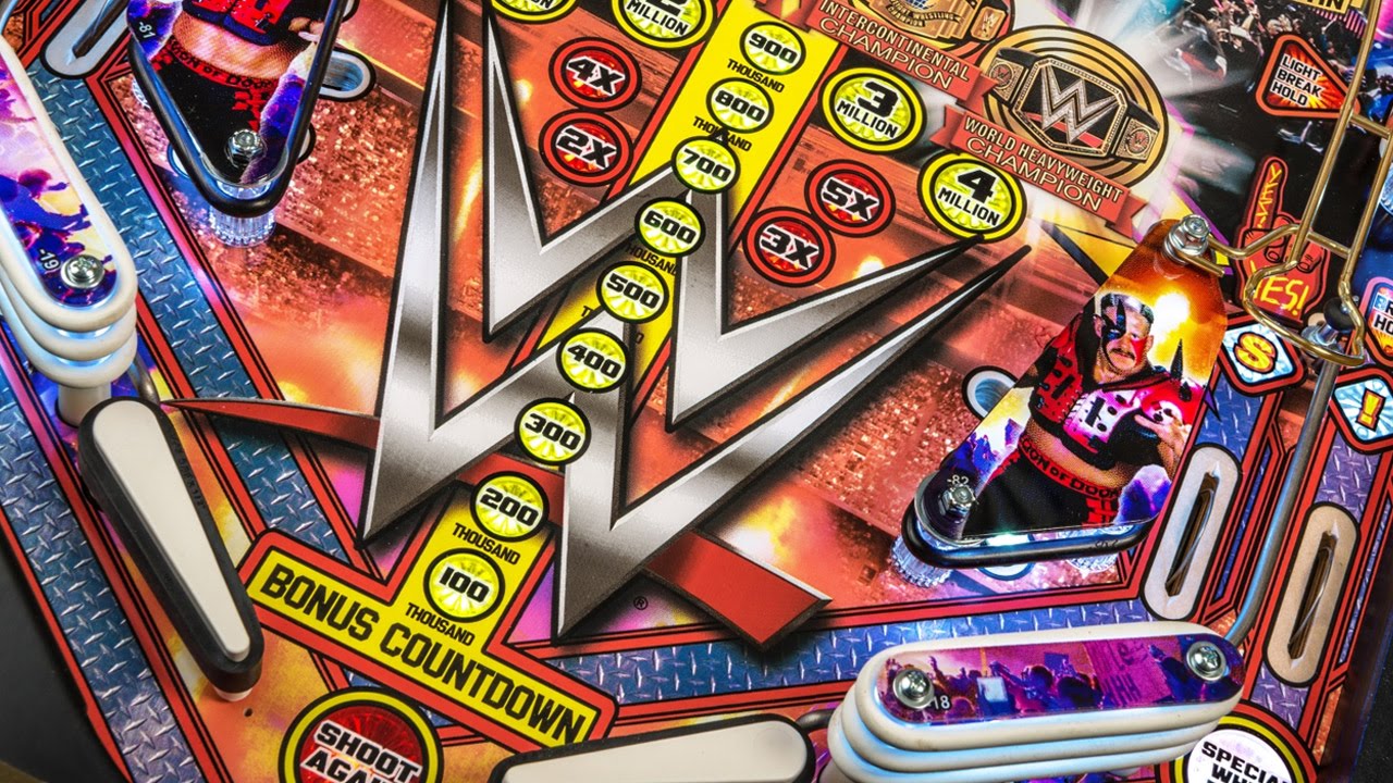 7 Unique Features That Make WWE Wrestlemania Pinball Awesome - YouTube
