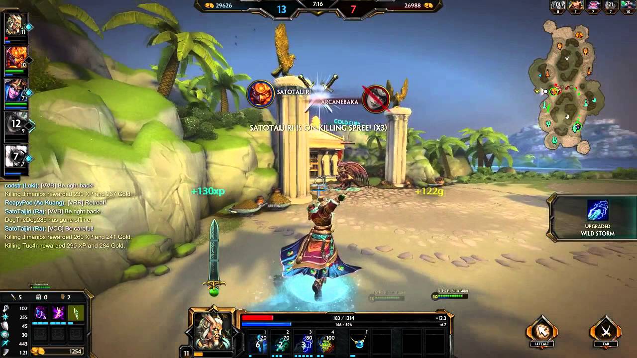 Smite: Clash - Ao Kuang Gameplay - YouTube
