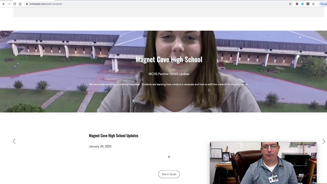 Navigating the Magnet Cove High School EAST Website - YouTube