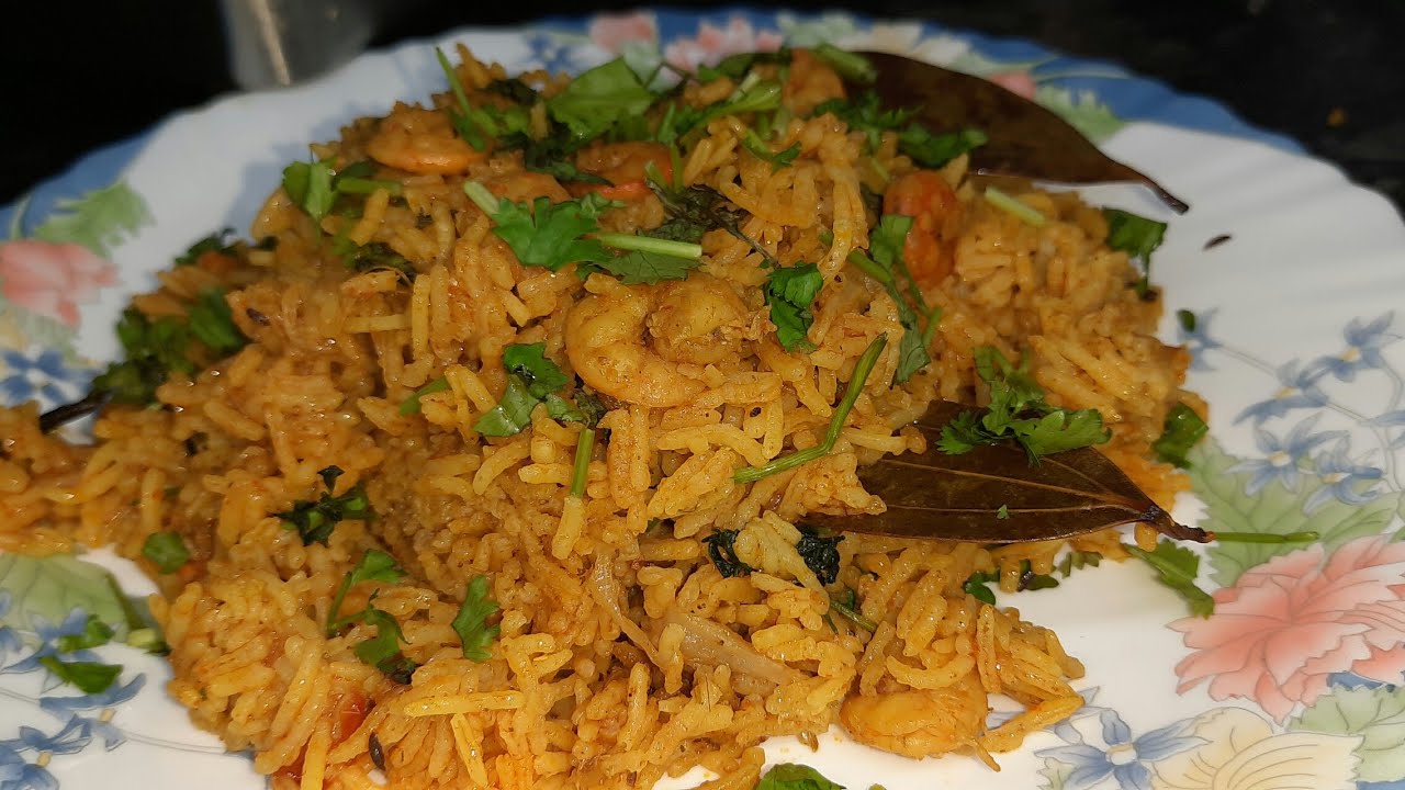 Prawns Pulao Recipe | How To Make Prawn Pulao | Shrimp Pulao | Magic ...