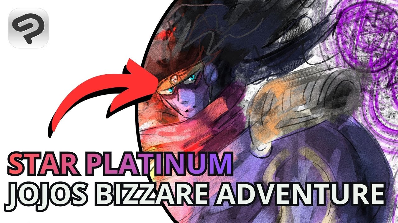 Drawing The MIGHTIEST Stand - Star Platinum from Jojo's Bizzare ...