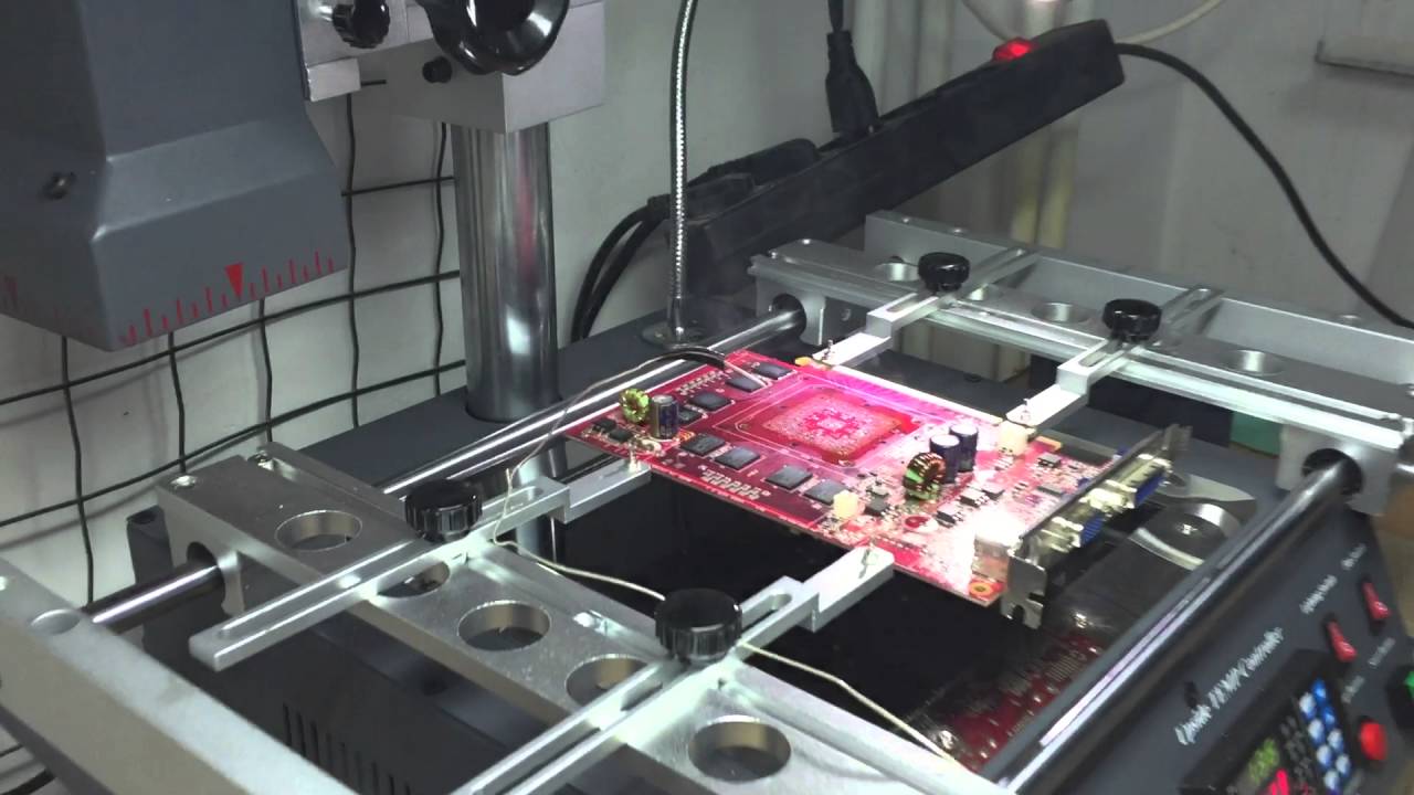Ir6500 Rework station - YouTube