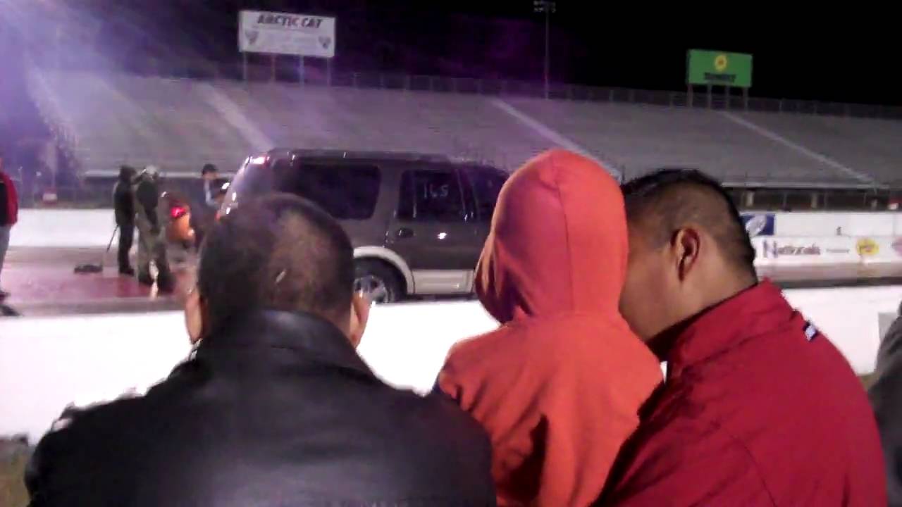 Supercharged Ford Expedition Sleeper Drag Racing - YouTube