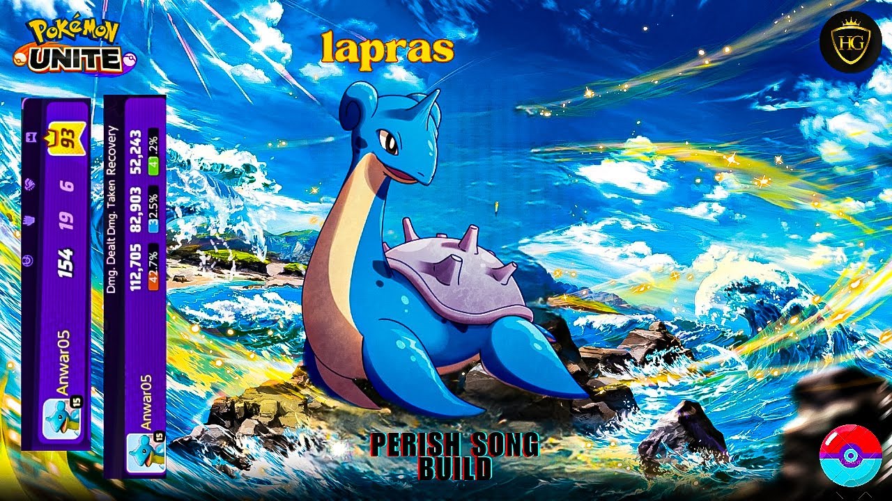 Lapras Perish Song Build | Pokemon Unite | Hyderabadi gamer - YouTube