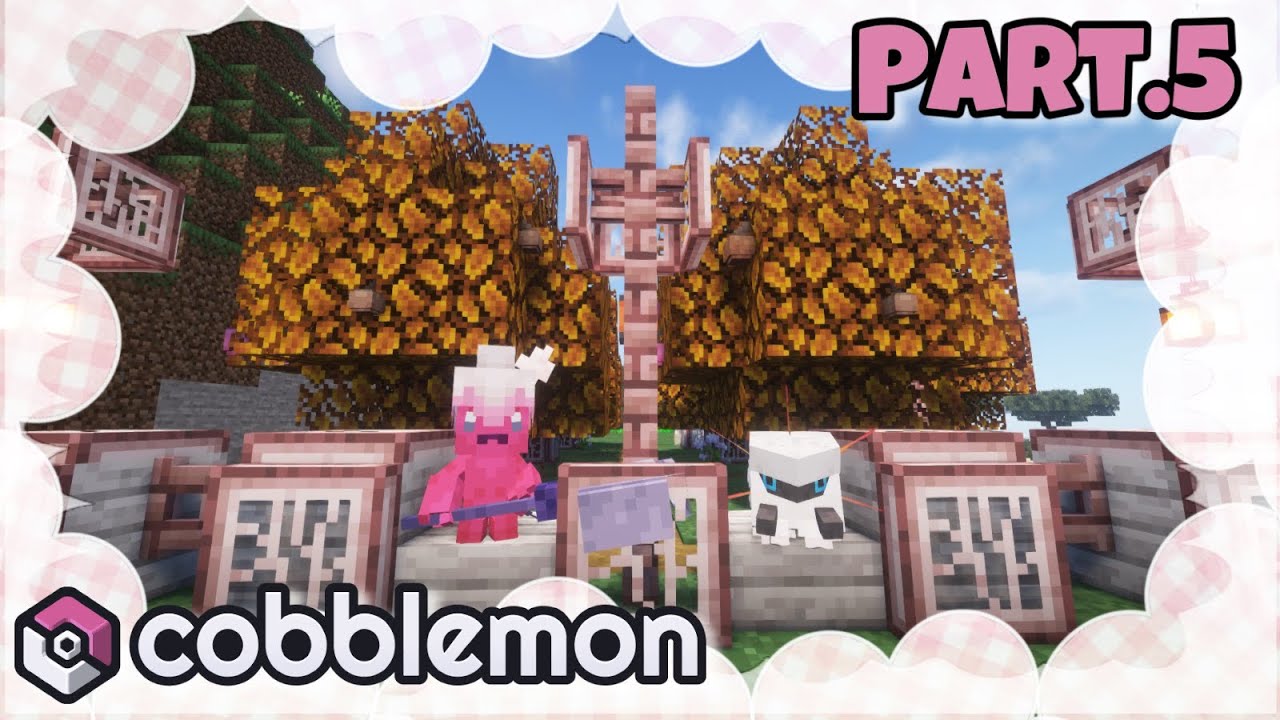 Apricorn and Garden Construction | Cobblemon Survival Series | Part 5 ...