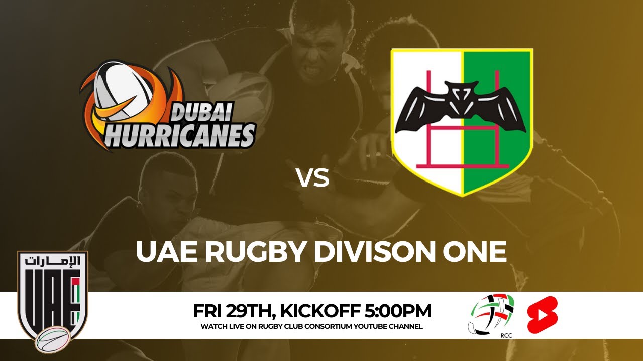 UAE RUGBY DIVISION ONE | Dubai Hurricanes v Abu Dhabi Harlequins - YouTube