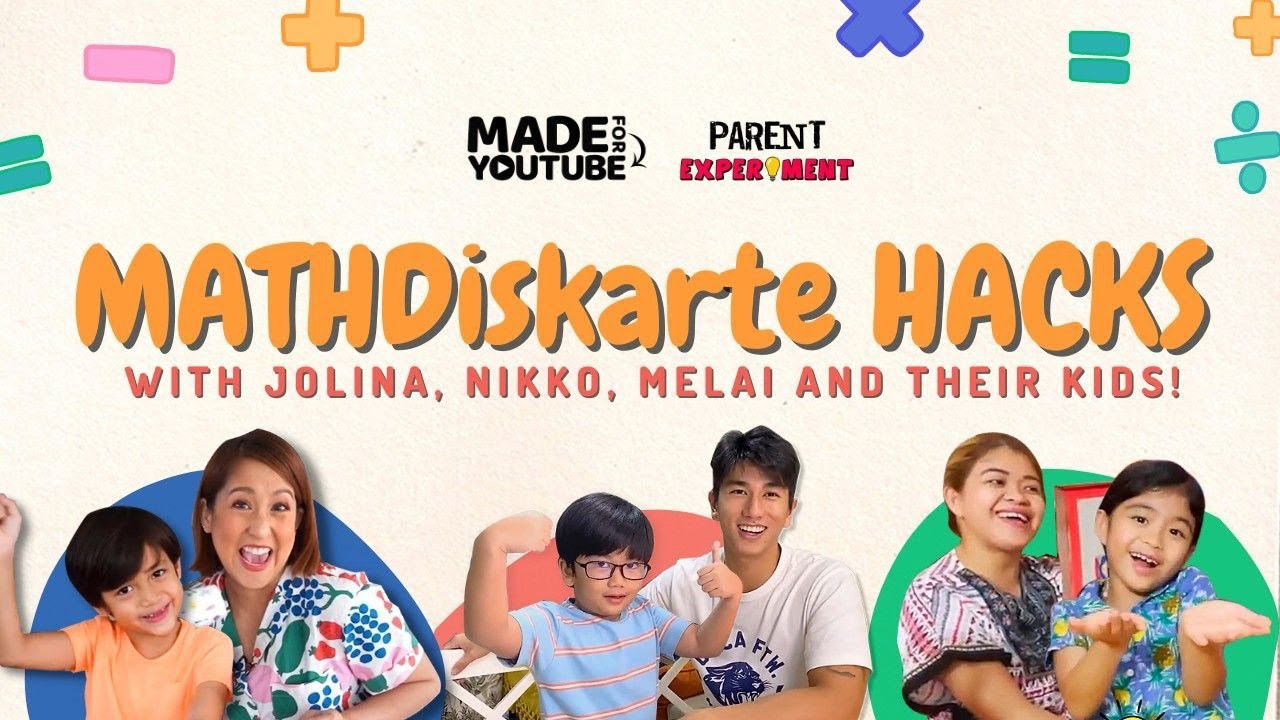 MATHdiskarte HACKS with Jolina, Nikko, Melai and their kids | YeY ...