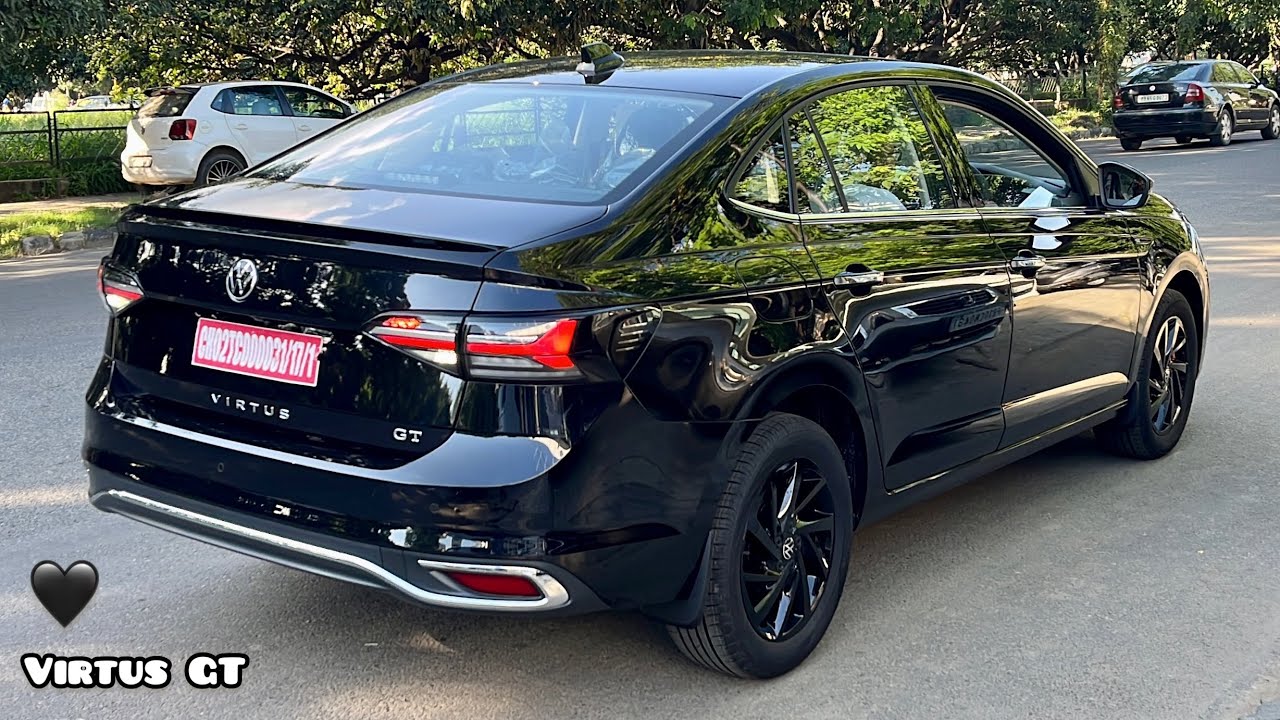 New 2024 Volkswagen Virtus GT Plus Edge Edition 🖤 Black Colour - 1.5L ...