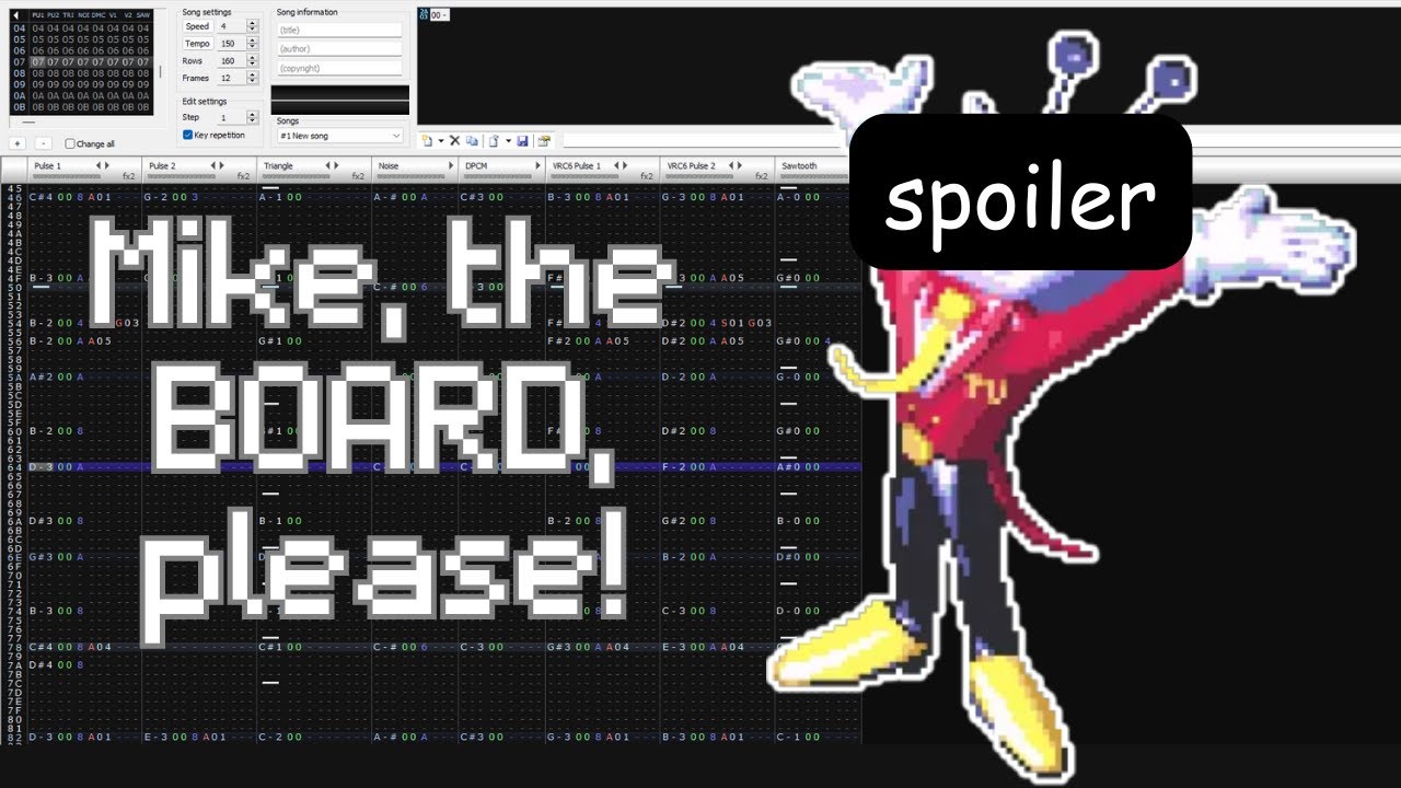 DELTARUNE Chapter 3 - Mike, the BOARD, please! (FamiTracker) - YouTube