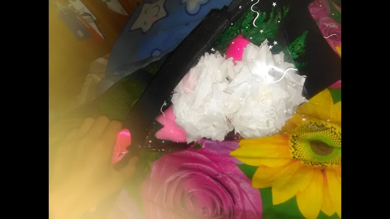 IDE KREATIF MEMBUAT BUKET BUNGA DARI TISSUE - YouTube