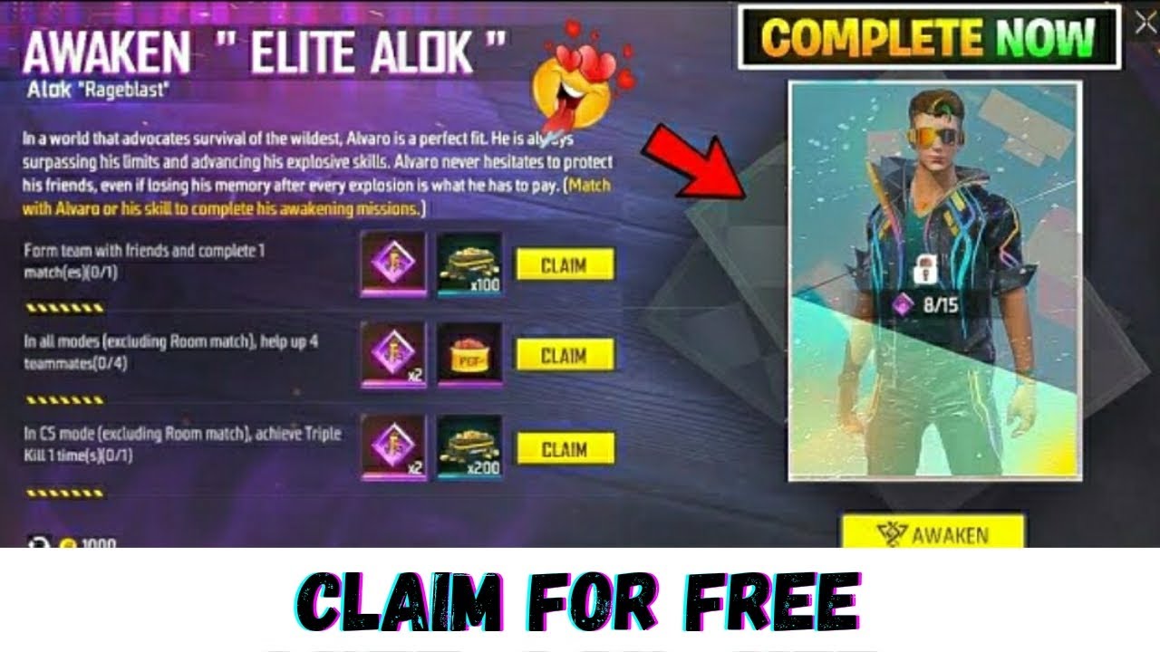 Good News ⚡ For Legends Collect Awaken Token To Claim Elite Alok 😱🔥 ...