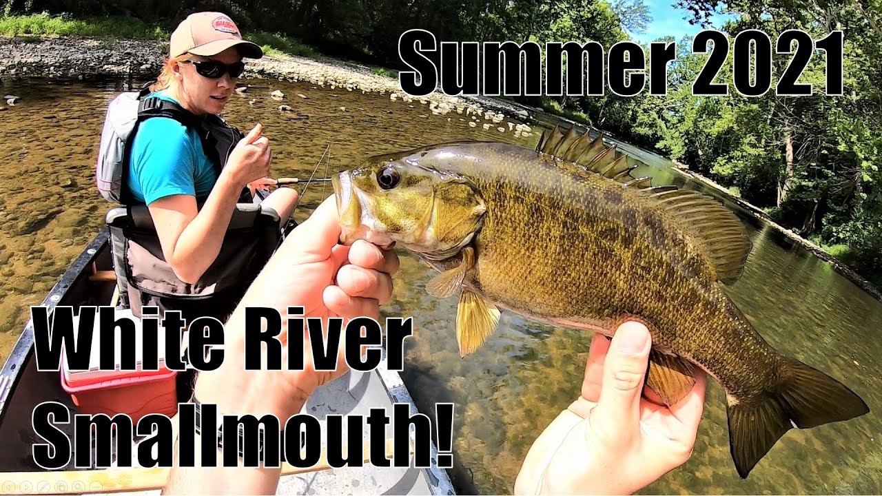 Indiana Kayak Fishing: Summer White River Smallmouth 8/15/21 - YouTube