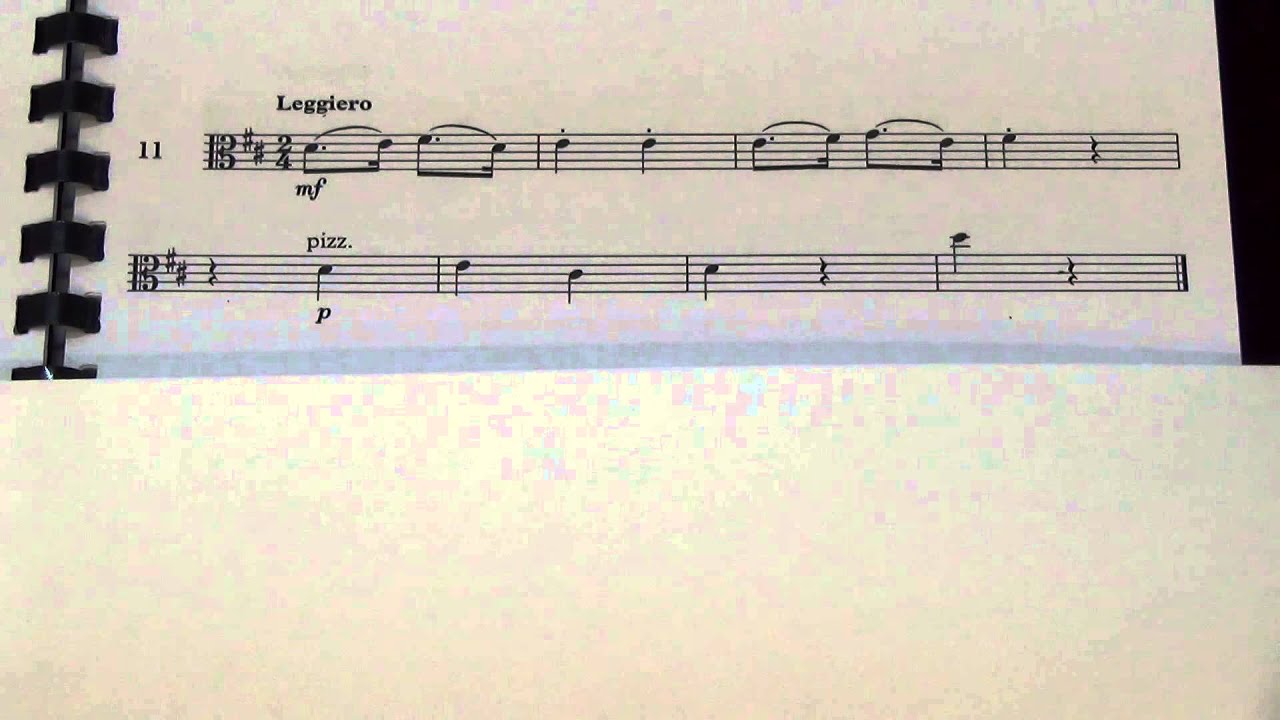 Viola Grade 3 Sight Reading No 11 Leggiero - YouTube
