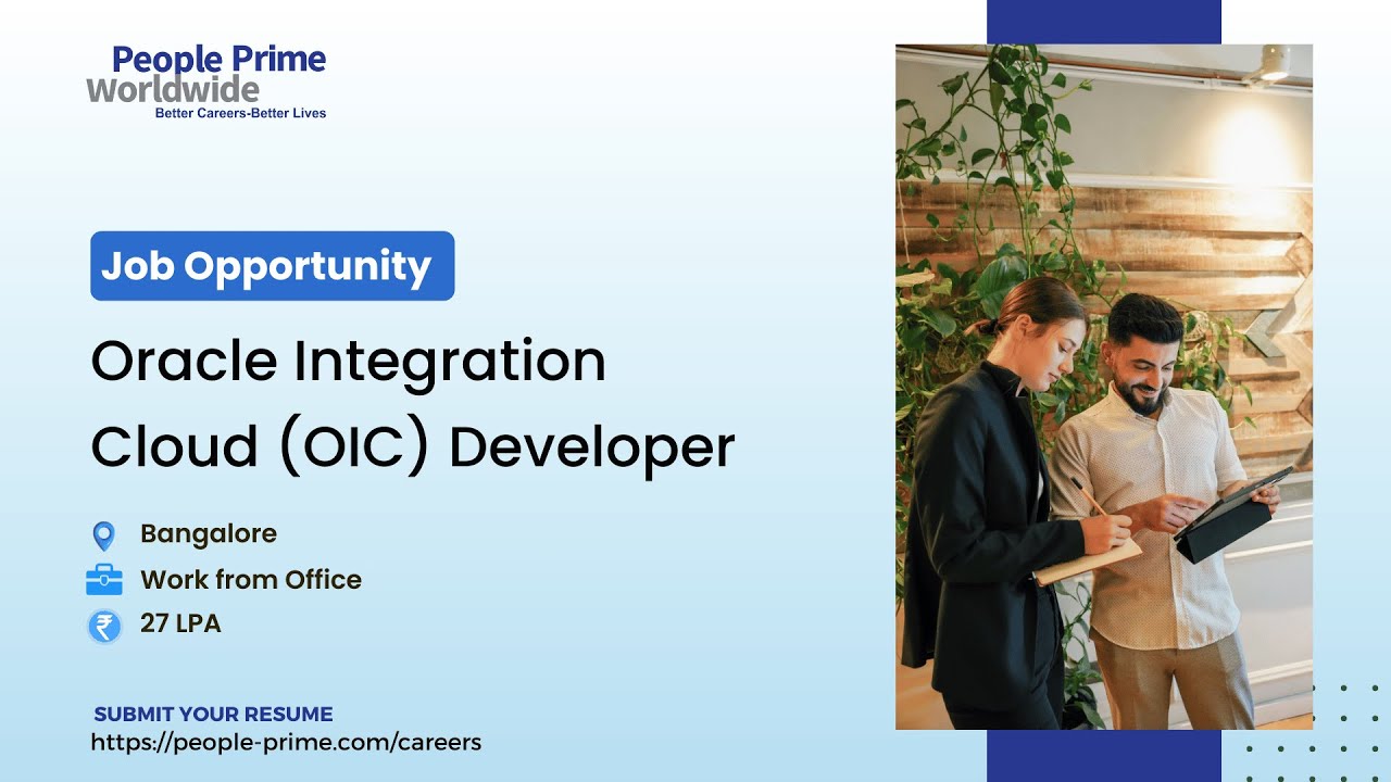 IT Infra Jobs: Oracle Integration Cloud (OIC) Developer Wanted ...