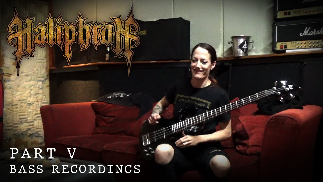 HALIPHRON - Making of Anatomy of Darkness Part V Bass Recordings - YouTube