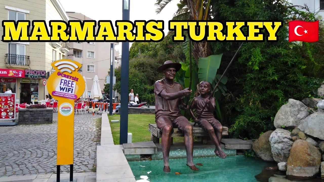 MARMARİS Turkey - Evening Walking Tour 🇹🇷 2022 - YouTube