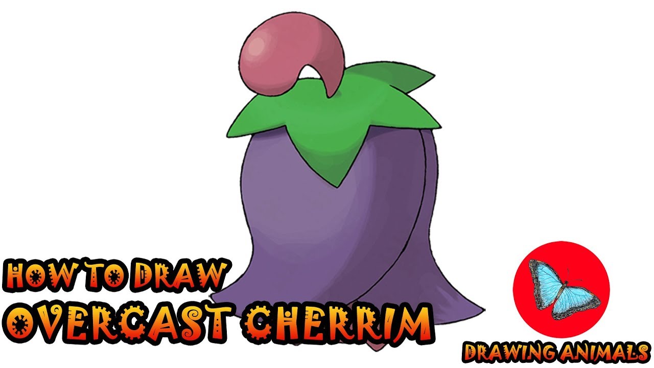 How To Draw Overcast Cherrim Pokemon | Coloring and Drawing For Kids ...